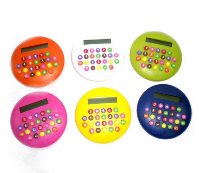 Calculator with color buttons(D) - Foto88.com.sg
