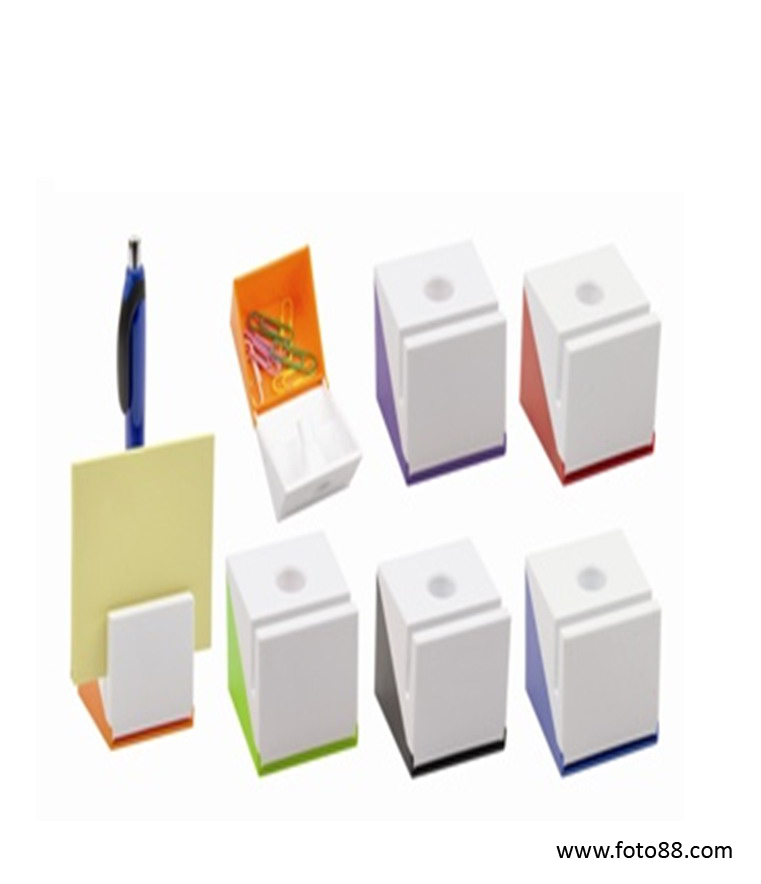 Pen & memo holder with paper clip - Foto88.com.sg