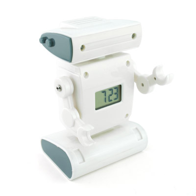 Robot Digital Clock with Sensor Eyes - Foto88.com.sg