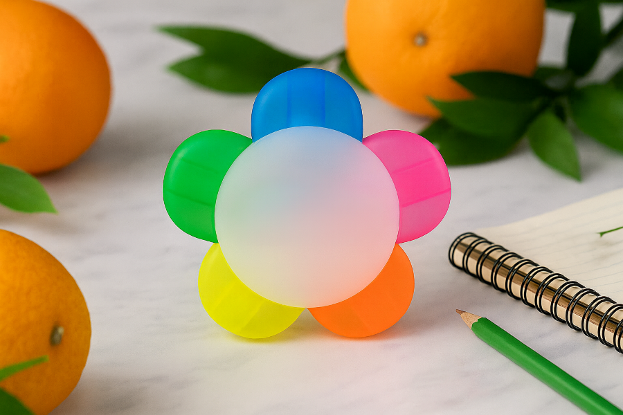 Old-School but Full of Uses: Customisable Multi-Colour Flower Highlighters